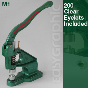 M1 eyelet machines, £61-Steel eyelets, Brass eyelets, Clear plastic ...